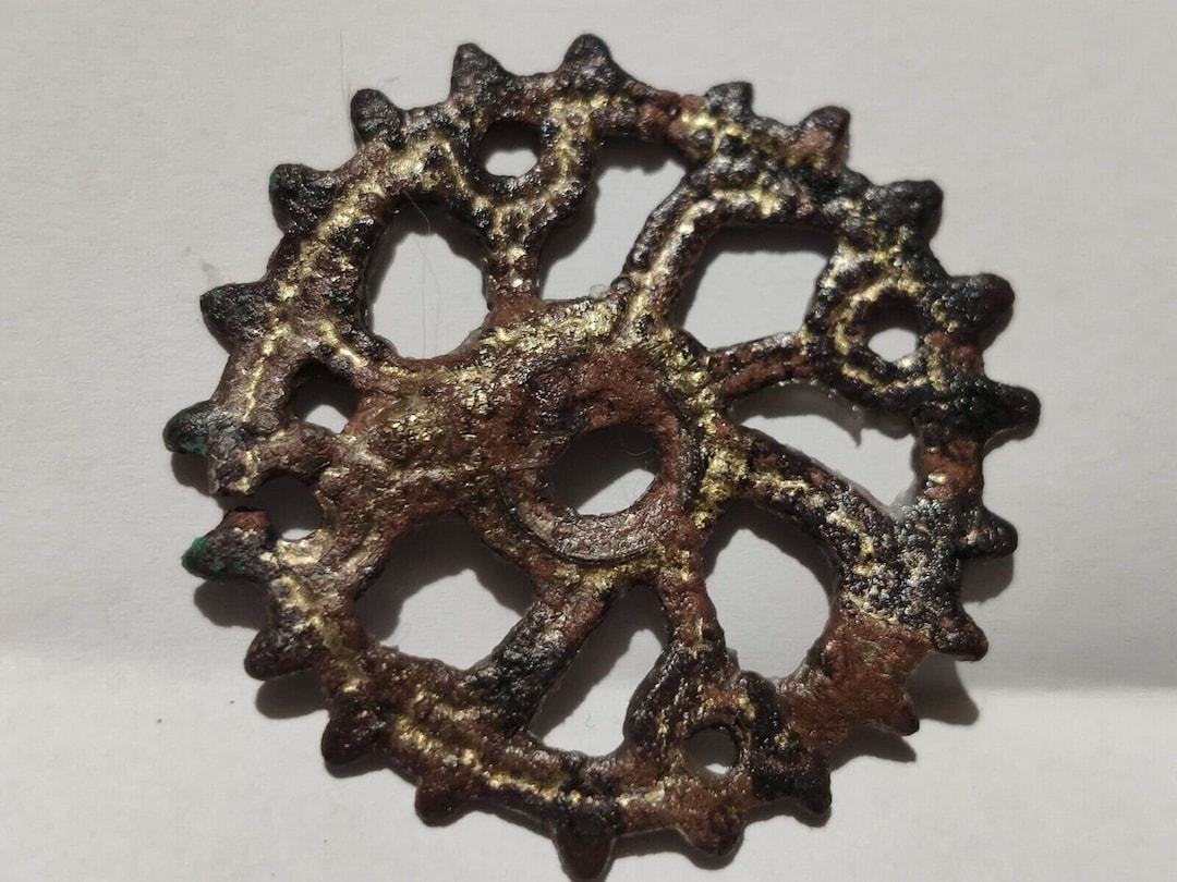 Ancient Roman Gilded Amulet - Etsy