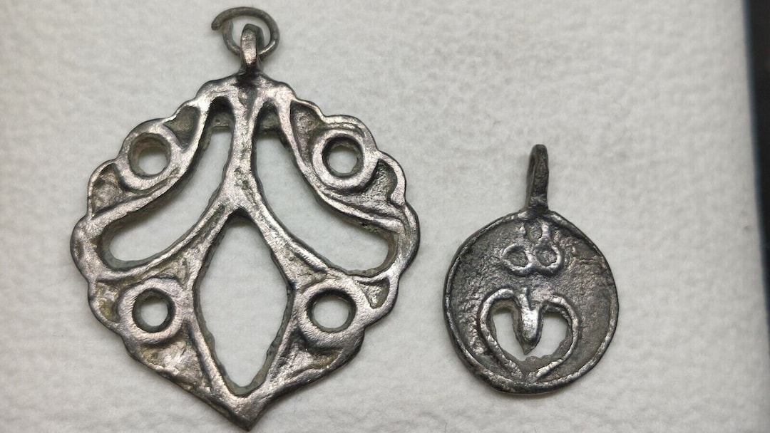 RARE Ancient Roman Amulets, Moon Pendant. - Etsy