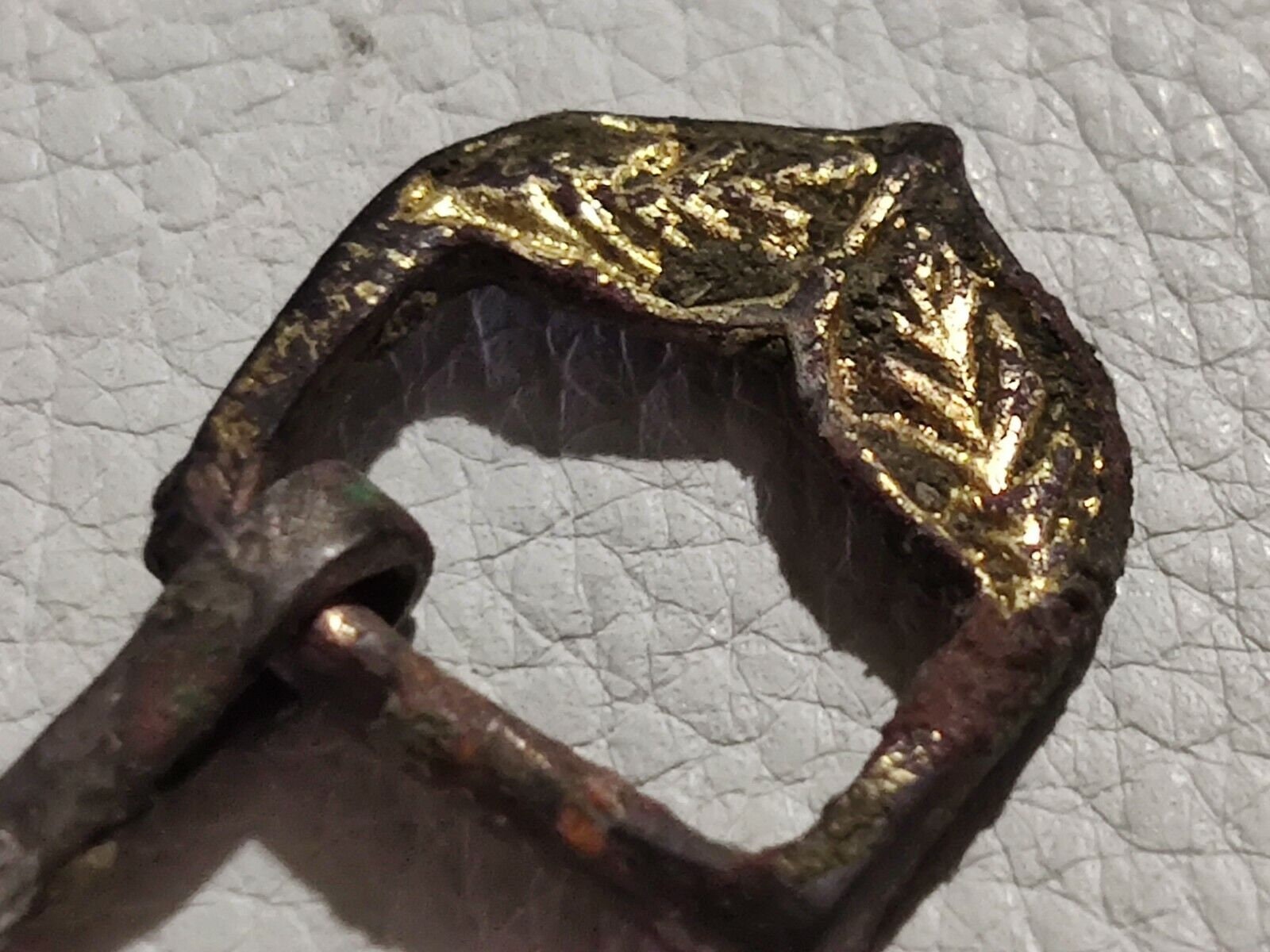 RARE Ancient Roman Gilded Bronze DECORATED BUCKLE. - Etsy