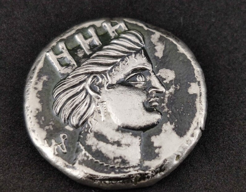 RARE Ancient Greek Tridrachm Silver Coin. 3rd Century BC. - Etsy