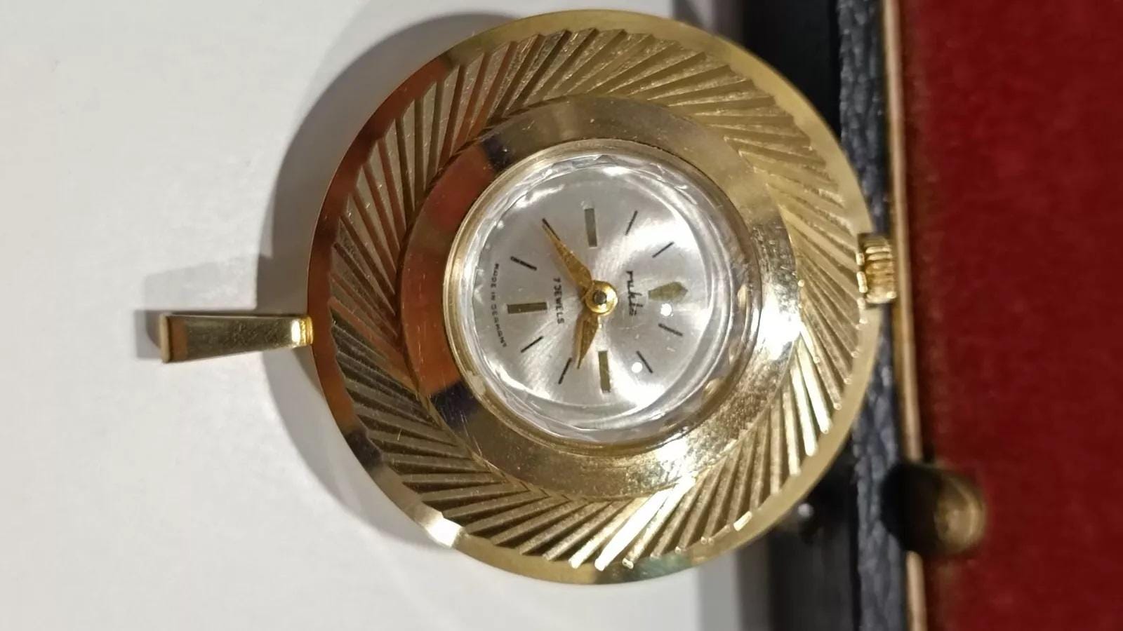 Mechanical Gold-plated Watch Ruhla, in Box, Germany. - Etsy