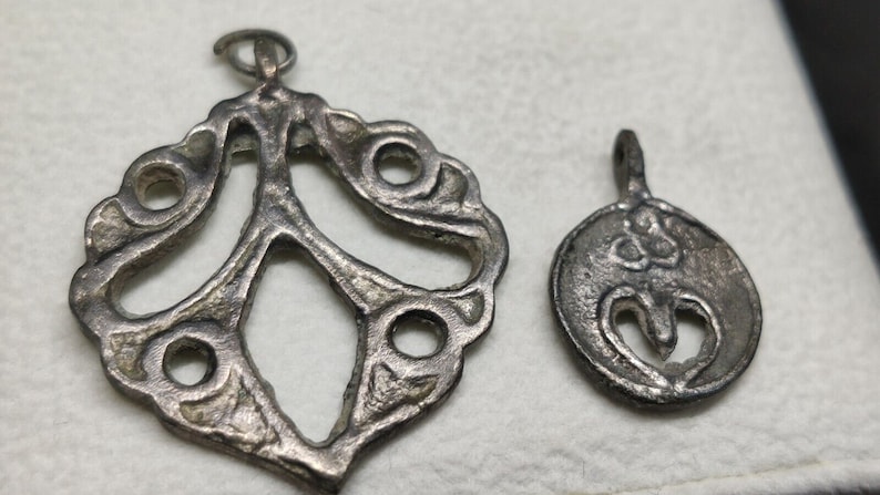 RARE Ancient Roman Amulets, Moon Pendant. - Etsy