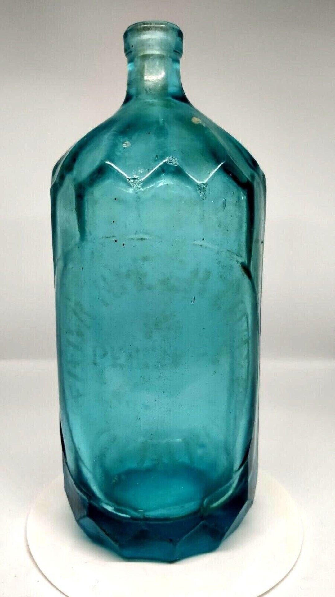 Rare Large Antique Glass Bottle With an Inscription. - Etsy