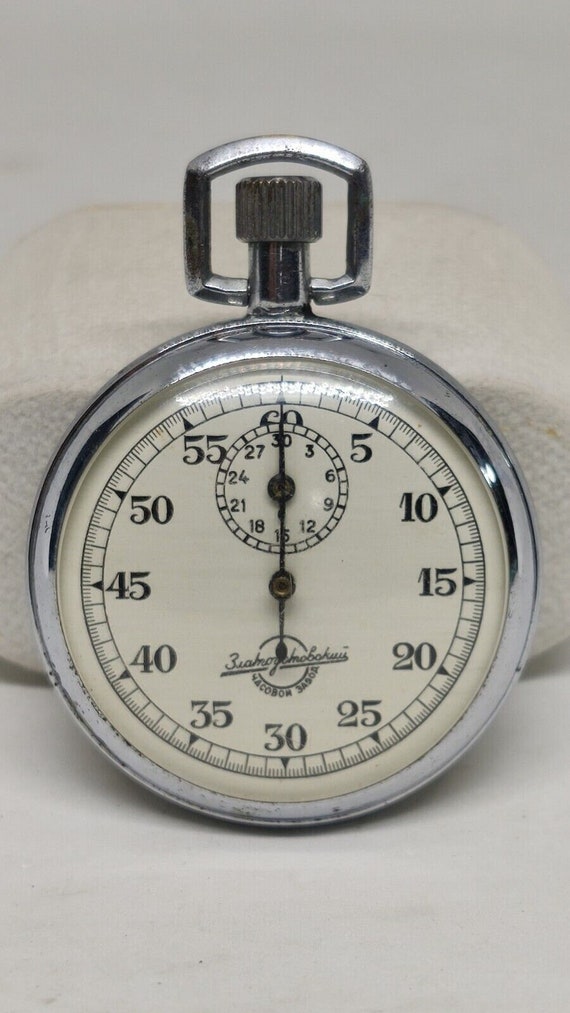 Pocket mechanical stopwatch. VINTAGE. Zlatoust watch … - Gem