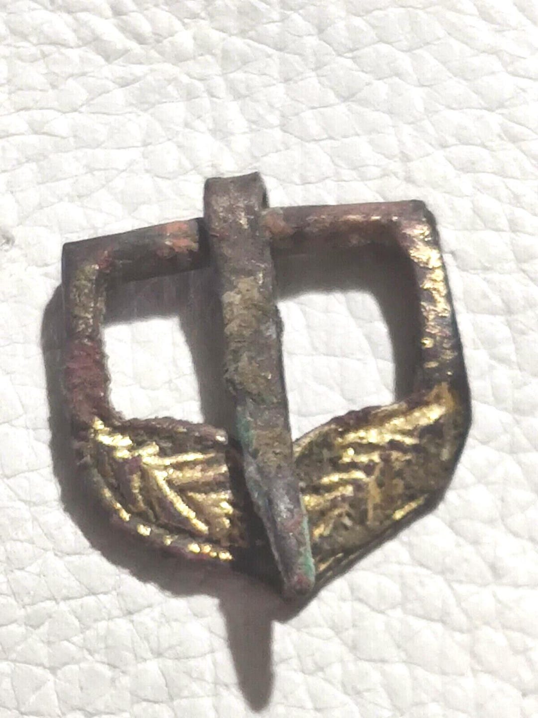 RARE Ancient Roman Gilded Bronze DECORATED BUCKLE. - Etsy