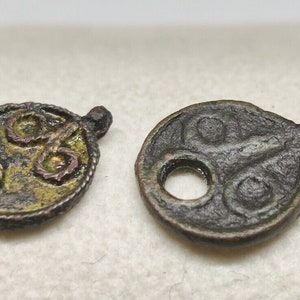 RARE Ancient Roman Amulets, Moon Pendant. - Etsy