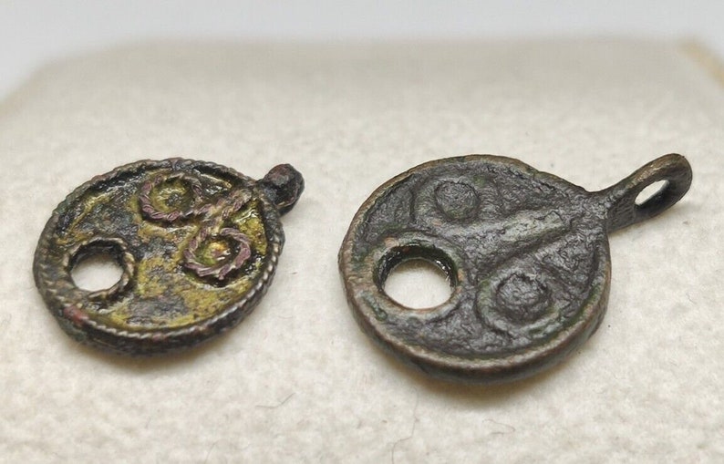 RARE Ancient Roman Amulets, Moon Pendant. - Etsy