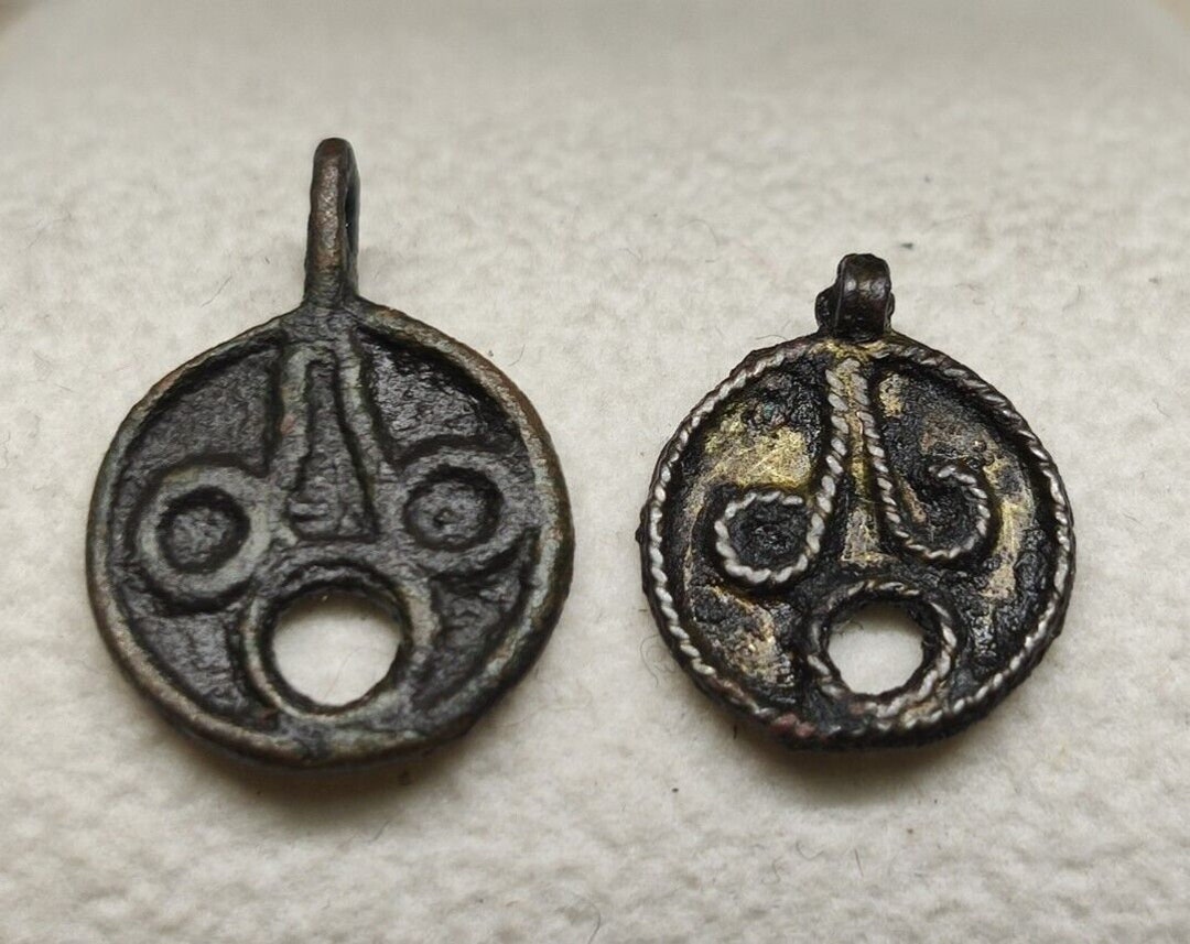 RARE Ancient Roman Amulets, Moon Pendant. - Etsy
