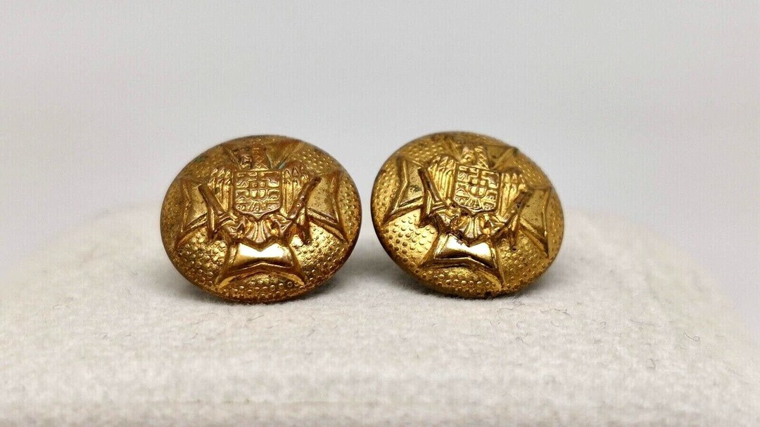 Rare Antique Gilded Buttons (buttons) of the Polish Army. - Etsy