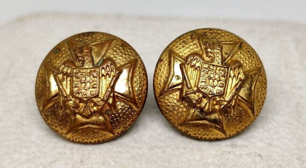 Rare Antique Gilded Buttons buttons of the Polish Army. - Etsy