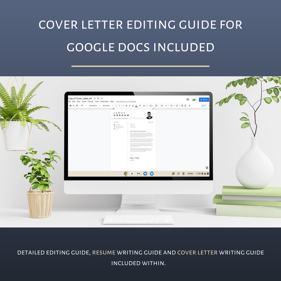 Cover Letter and References Template for Resume Template, Editable ...