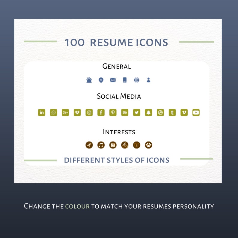 Resume Template With Photo CV Template With Photo Professional Resume ...