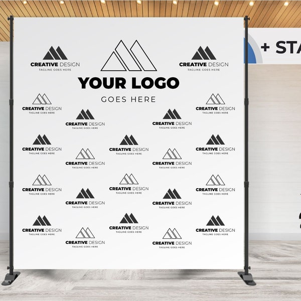 Custom Logo Backdrop - Etsy