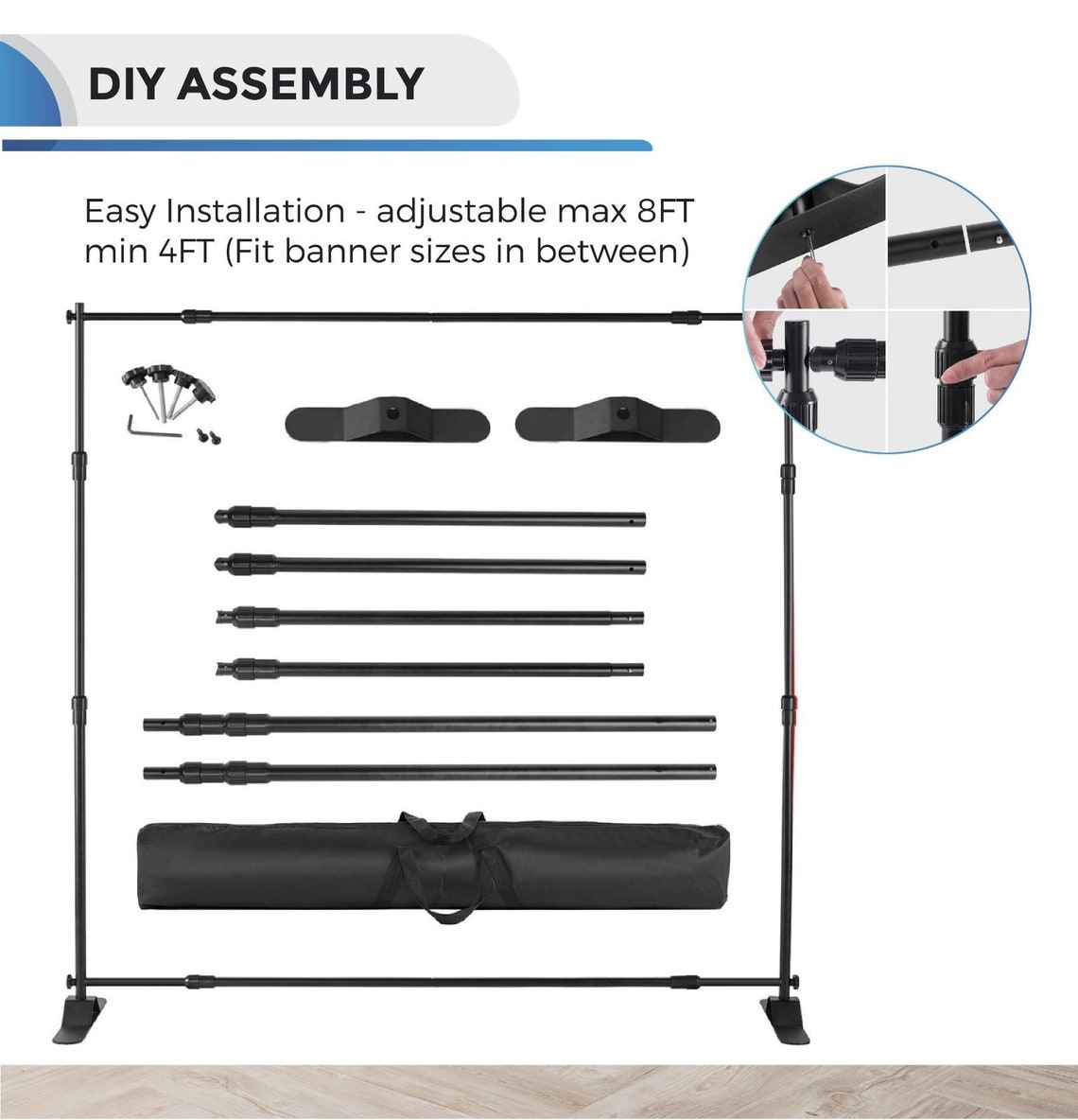 Custom Logo Backdrop, Stand Available , Personalized Step and Repeat ...