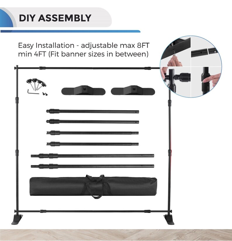 Custom Logo Backdrop Banner: Personalized Event Photo Booth (stand ...