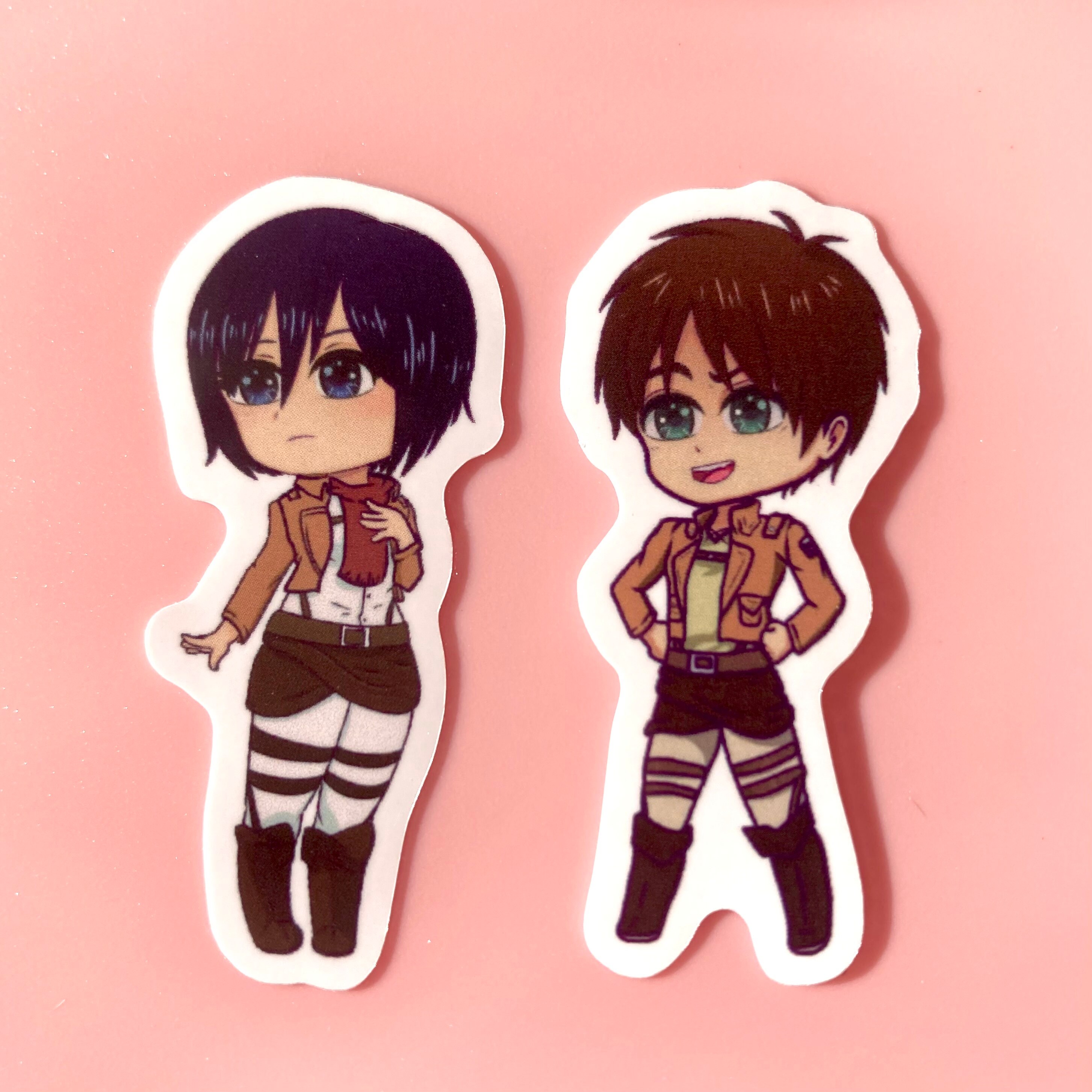 Variety Anime Couple Sticker Set, Waterproof, Chibi Vinyl Stickers ...