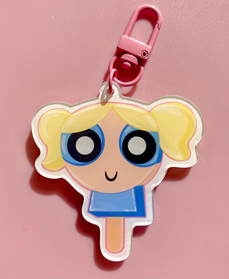 Popsicle Bundle 4pcs, Popsicle Friends, Acrylic Keychain, Kawaii Ice ...