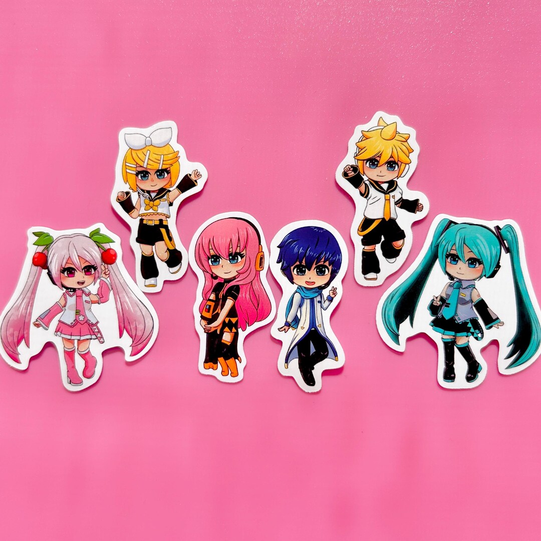 Waterproof Vocaloid Sticker Bundle | Gift Set | Kawaii Stickers ...