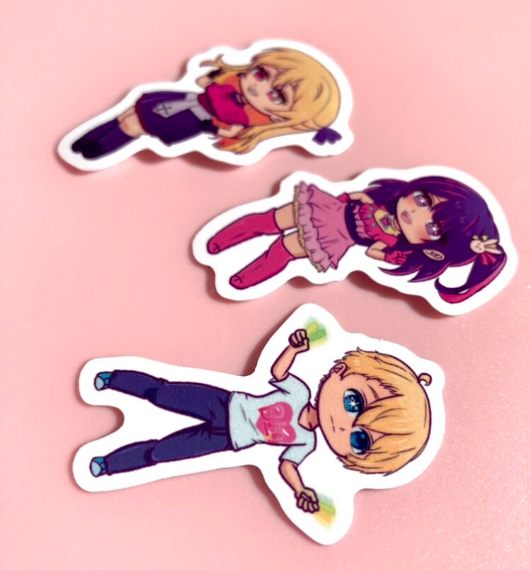 Idol Anime Sticker Pack, Anime Sticker Set, Waterproof Stickers, Vinyl ...