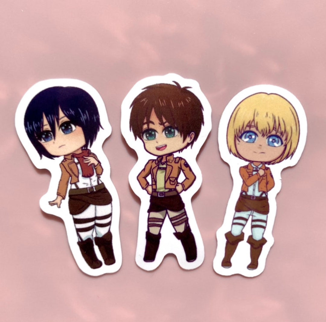 Aot Sticker Pack Anime Sticker Set Waterproof Stickers Vinyl Stickers ...