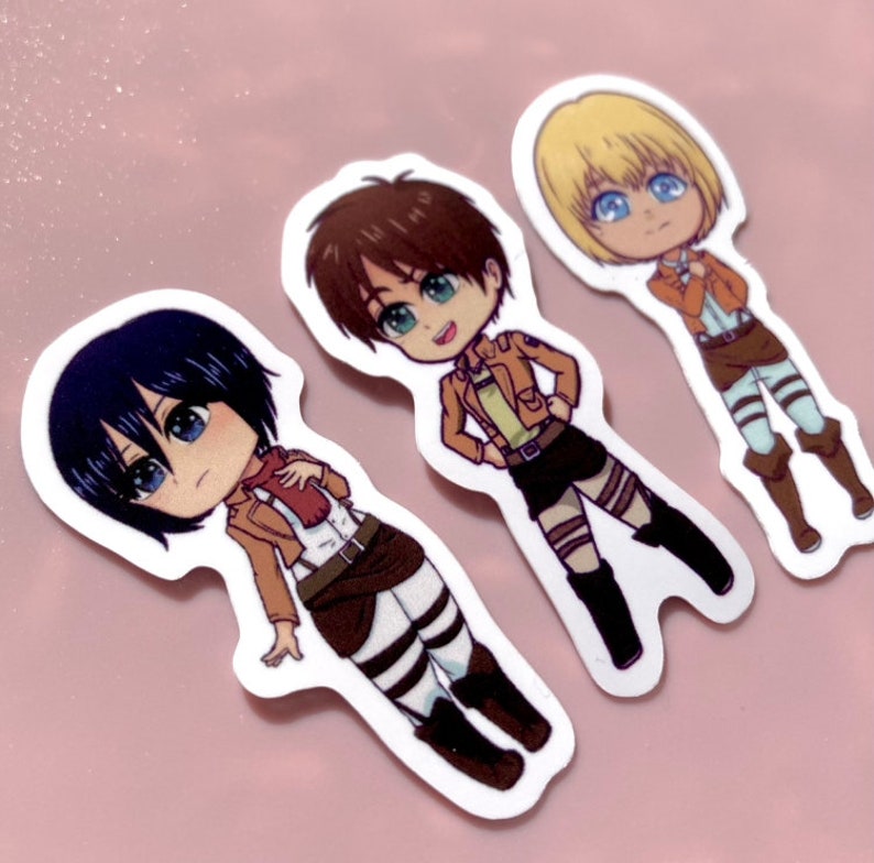 Aot Sticker Pack Anime Sticker Set Waterproof Stickers Vinyl Stickers ...