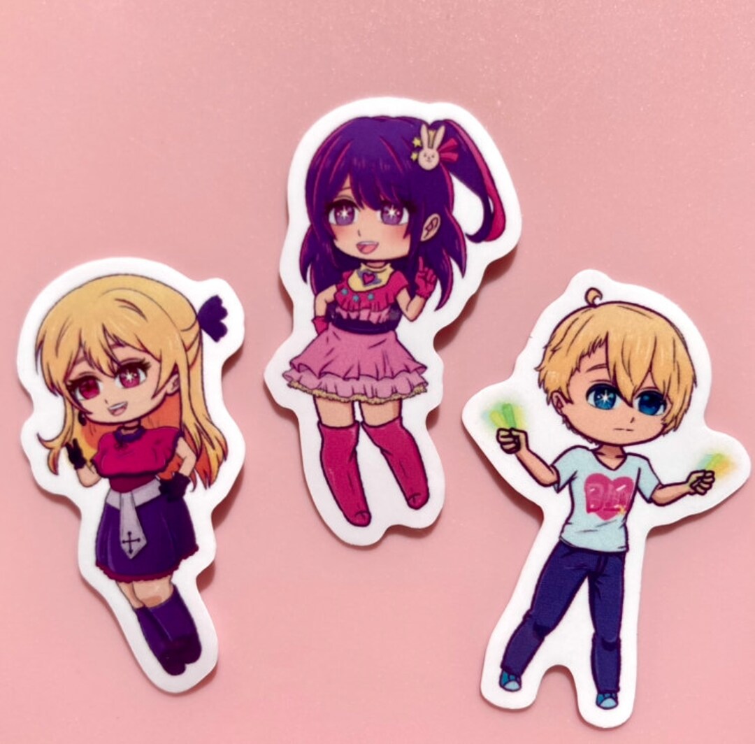 Idol Anime Sticker Pack, Anime Sticker Set, Waterproof Stickers, Vinyl ...