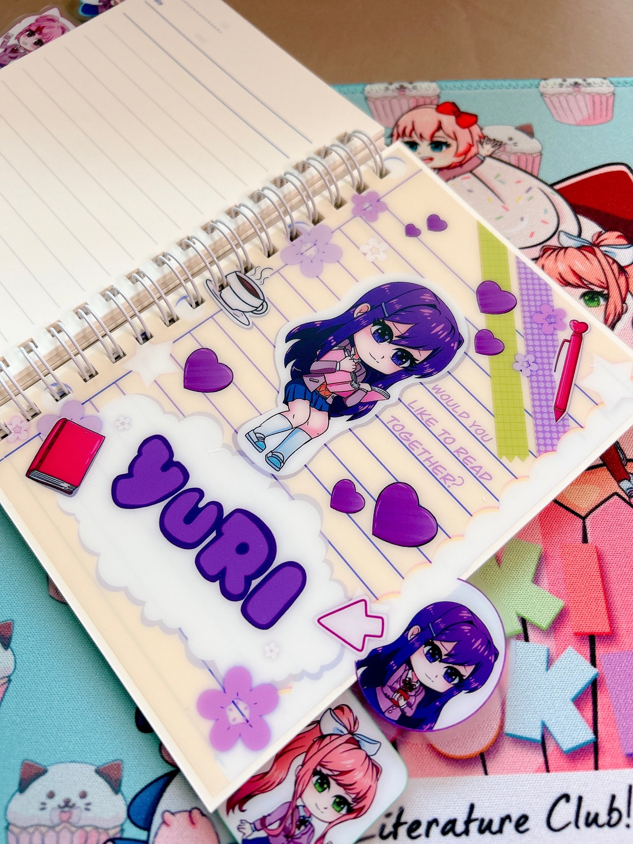 Spiral Bound Notebook Cute Kawaii Notebook With Tabs, Bullet Journal ...