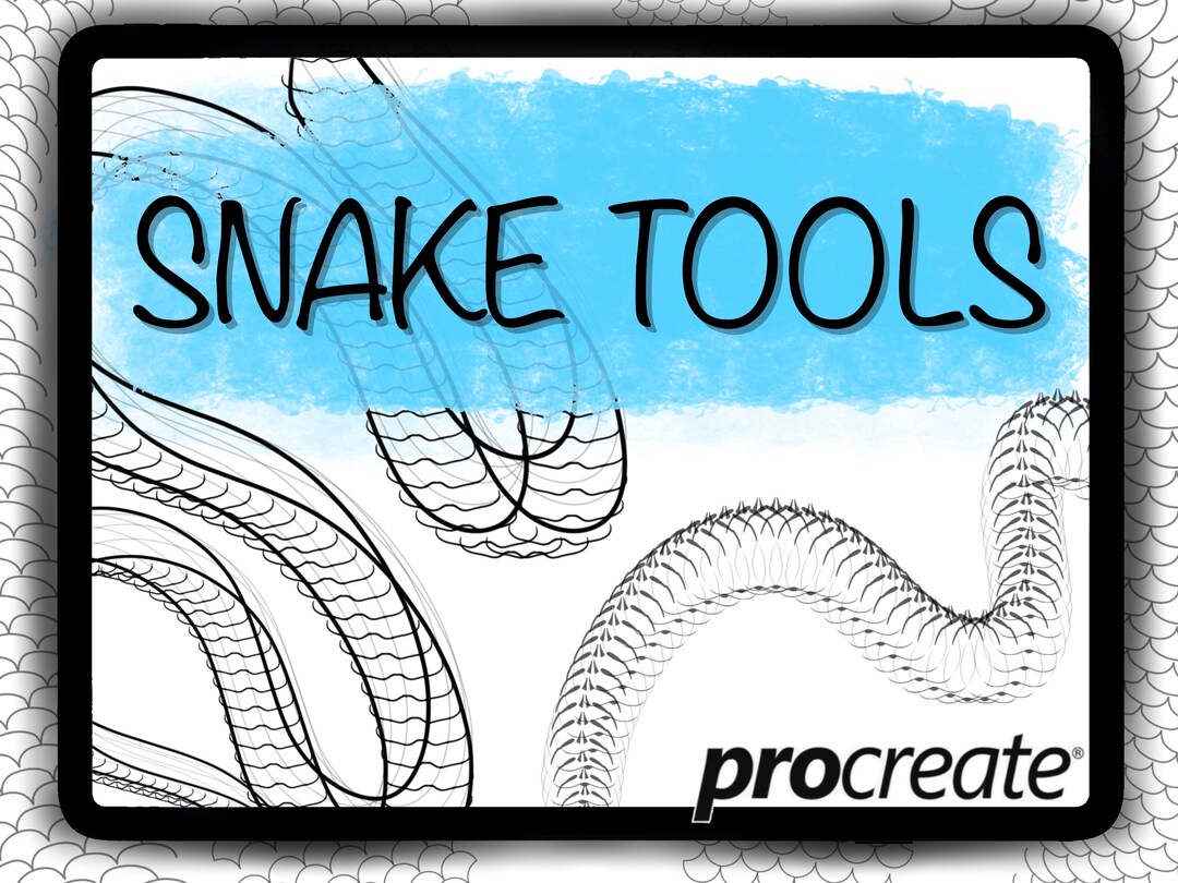 Procreate Snake Brush Set - Etsy UK