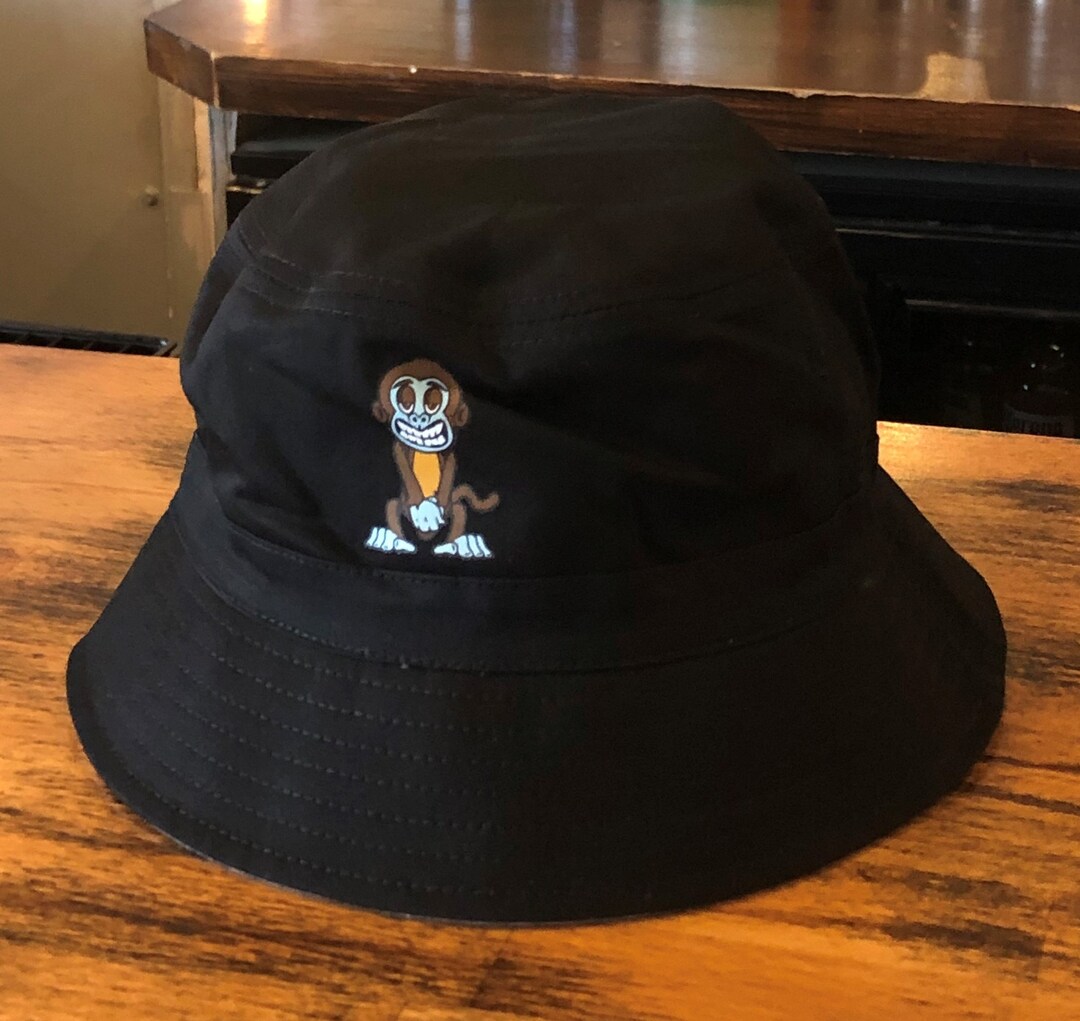 Yellow Brass Monkey Bucket Hat - Etsy