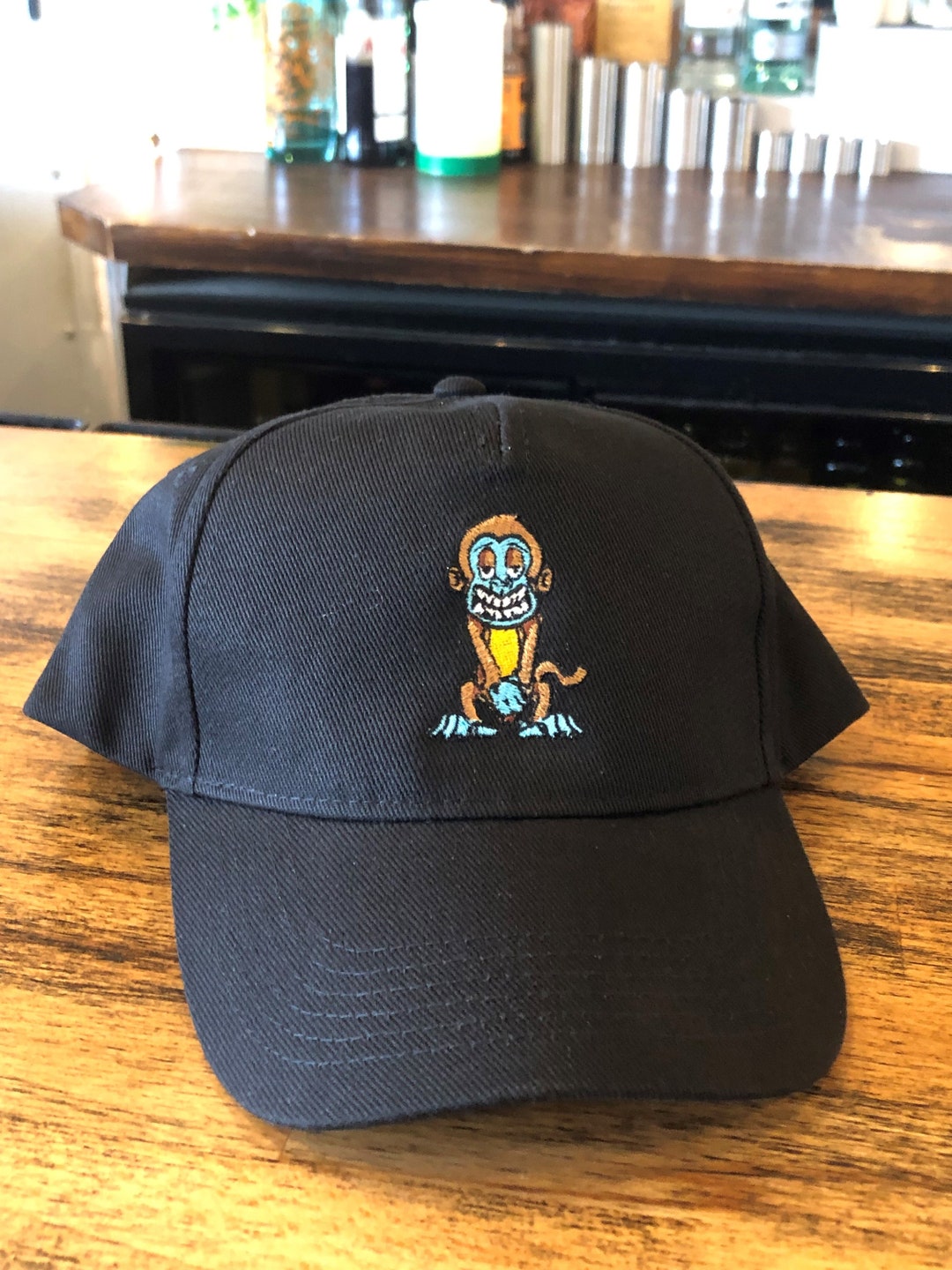 Yellow Brass Monkey Baseball Cap - Etsy