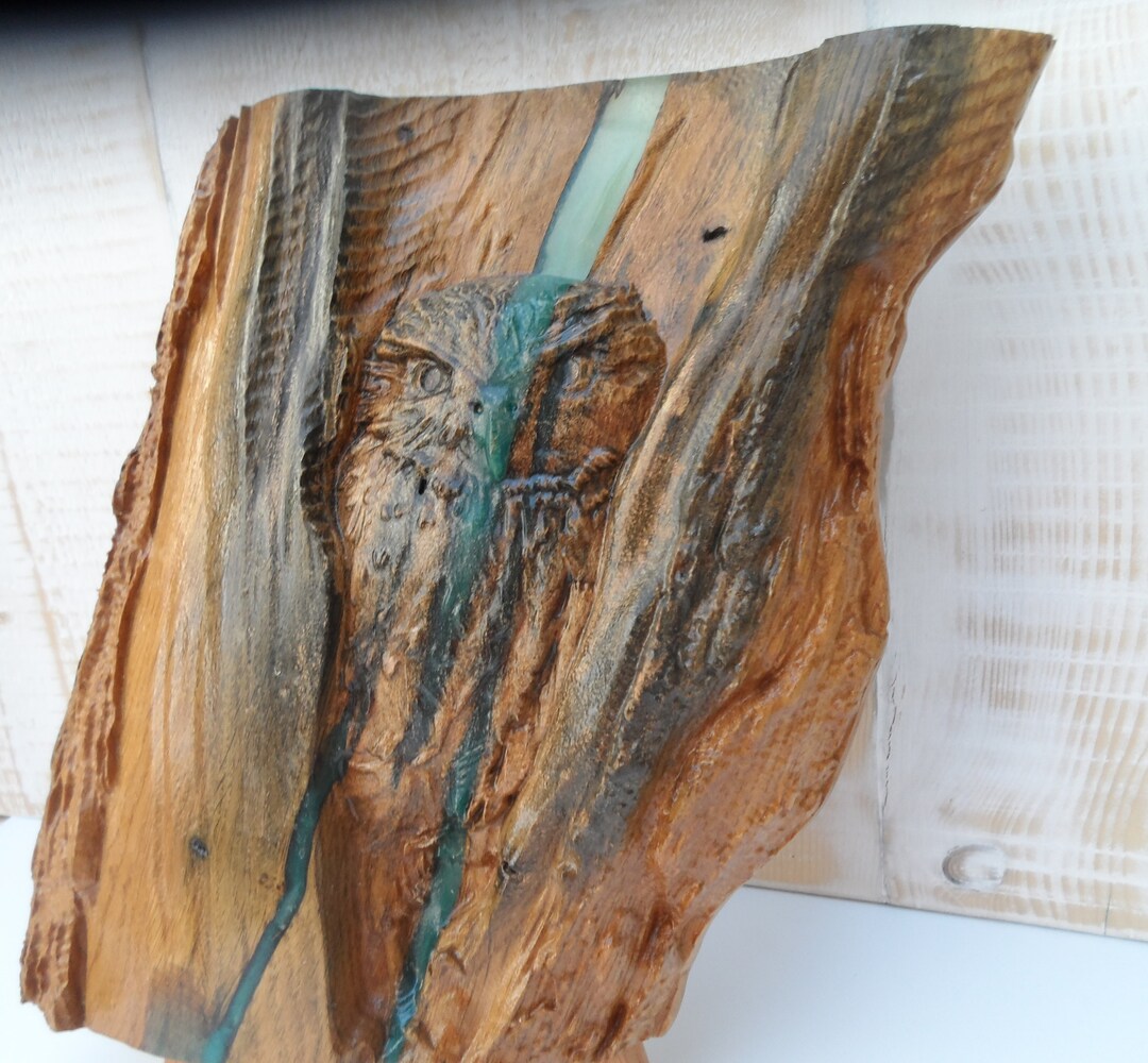 Shiny Wooden Owl Relief Country Style 3d Art - Etsy