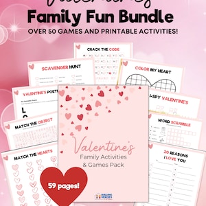 Valentine's Day Game Printables Virtual Games for Kids and Adults ...