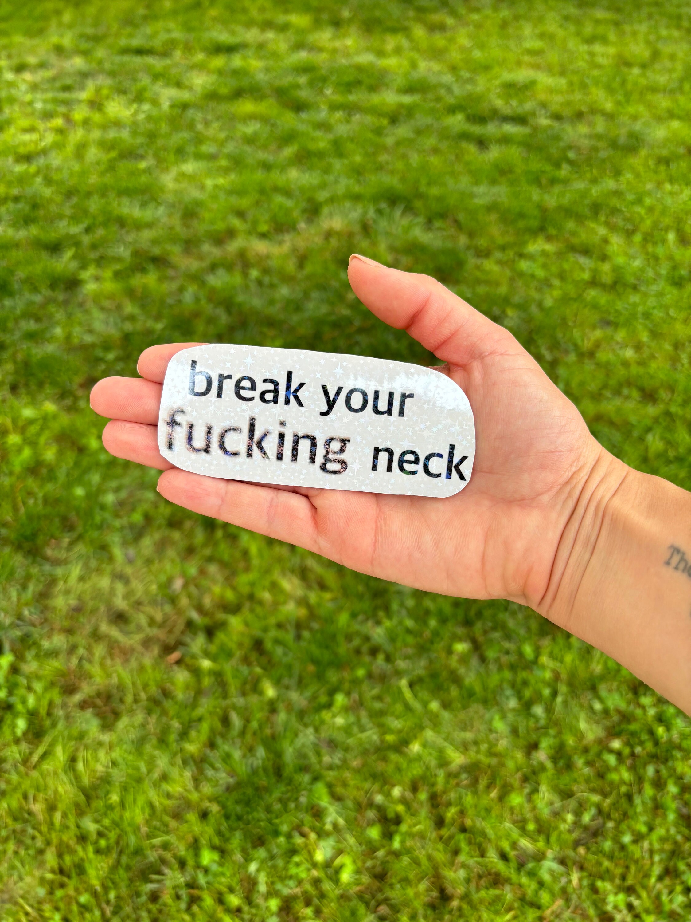 Break Your Neck Sticker Dub Step Rave Sticker Vinyl EDM Sticker for ...