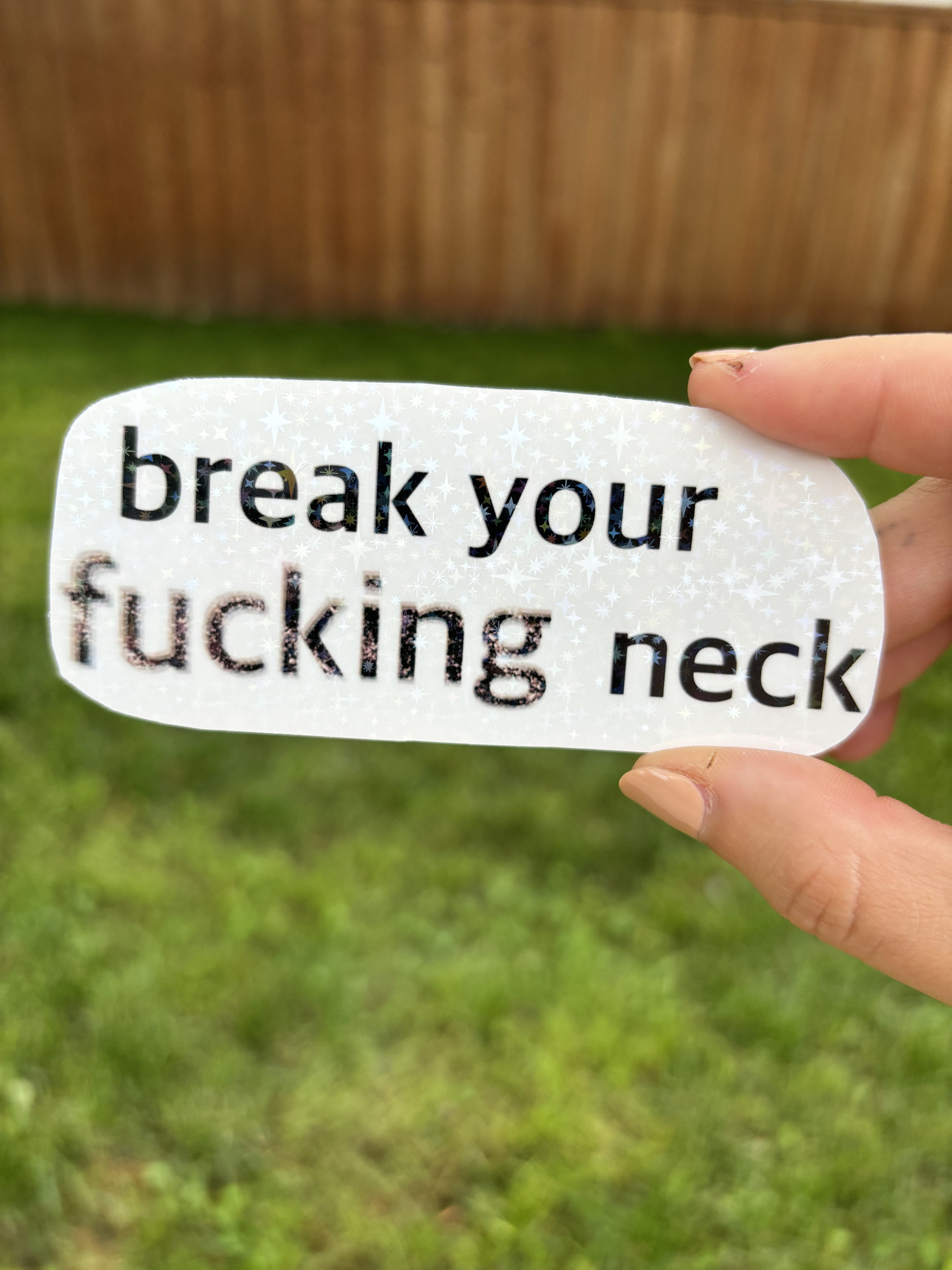 Break Your Neck Sticker Dub Step Rave Sticker Vinyl EDM Sticker for ...