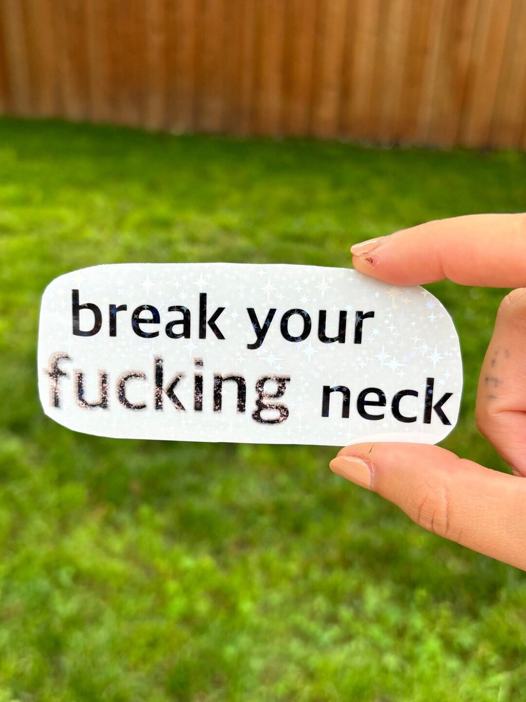 Break Your Neck Sticker Dub Step Rave Sticker Vinyl EDM Sticker for ...