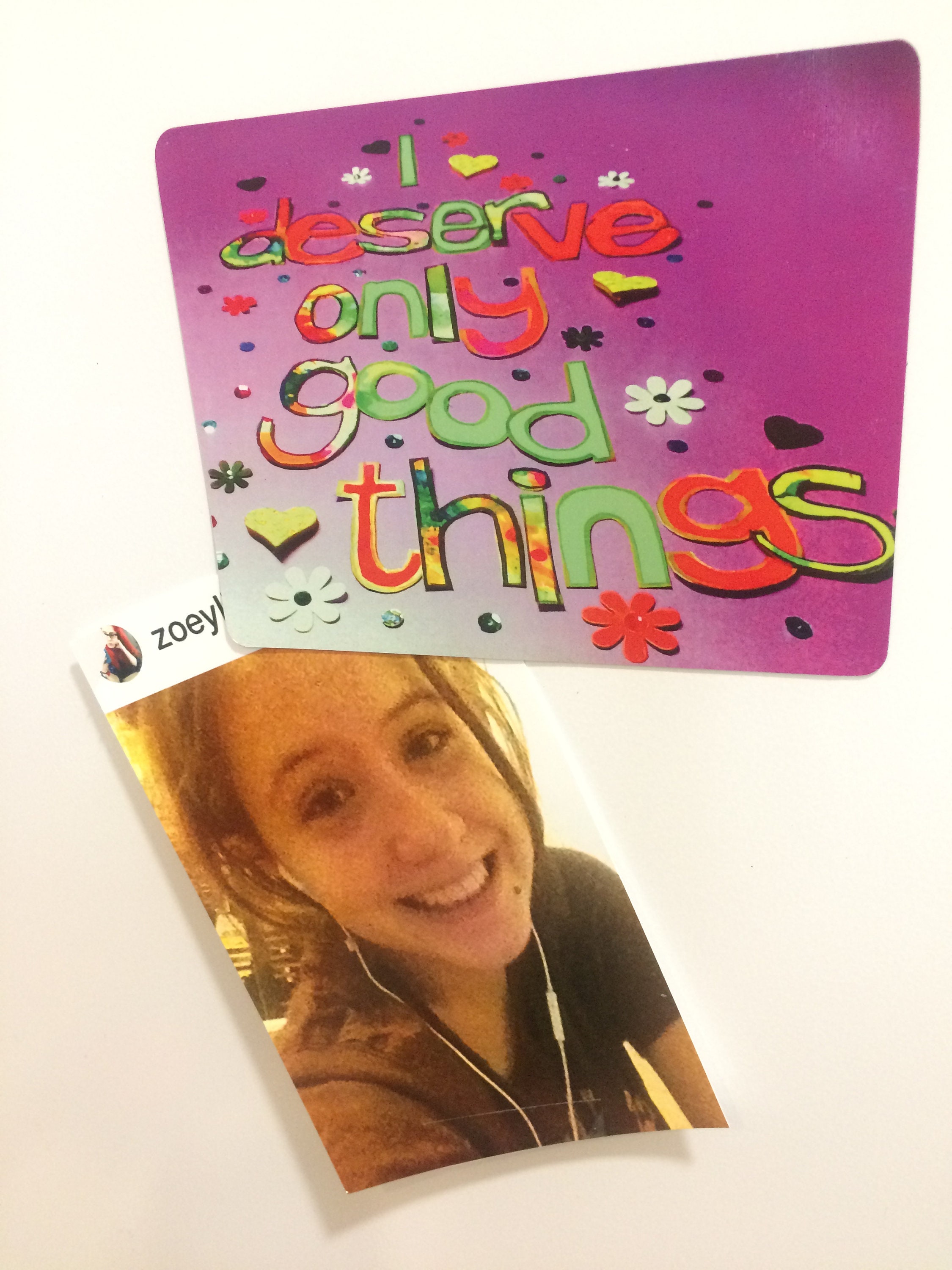 Positive Affirmations for Wellbeing Printed Onto Postcard Size Fridge ...