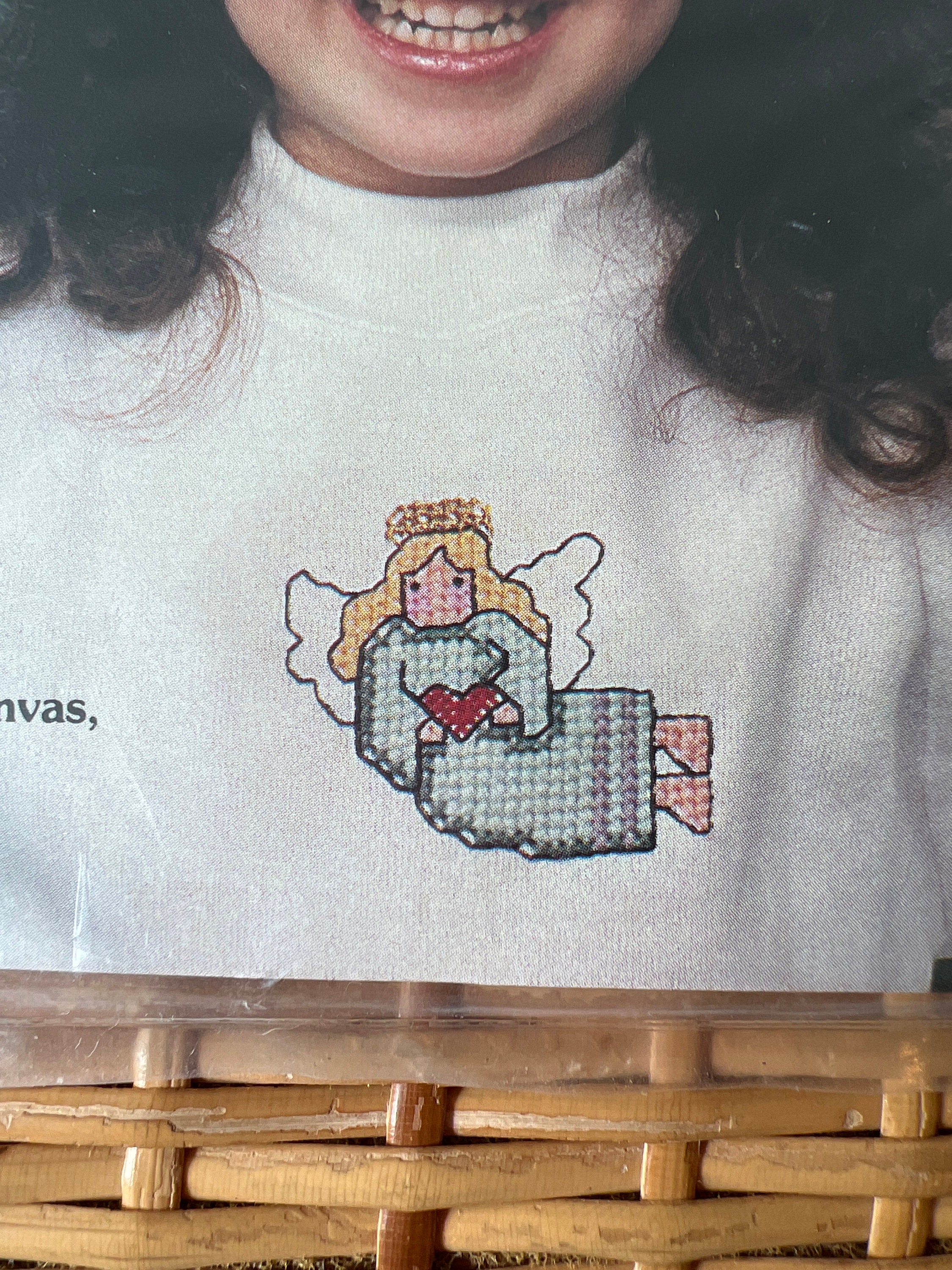 Cross Stitch Kit Sealed 1990 Banar Designs, Christmas Angel - Etsy