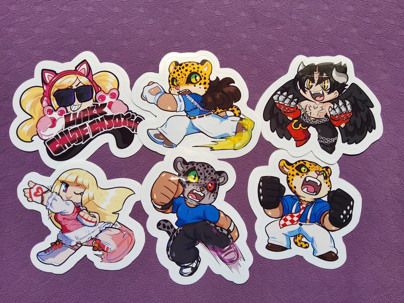 Waterproof Tekken Stickers - Etsy