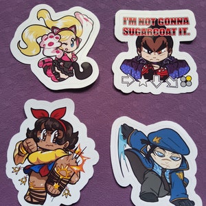 Waterproof Tekken Stickers - Etsy