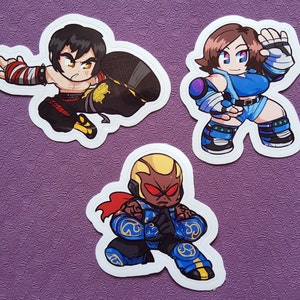 Waterproof Tekken Stickers - Etsy