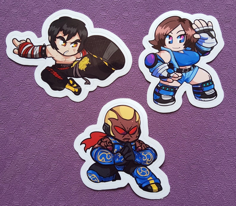 Waterproof Tekken Stickers - Etsy