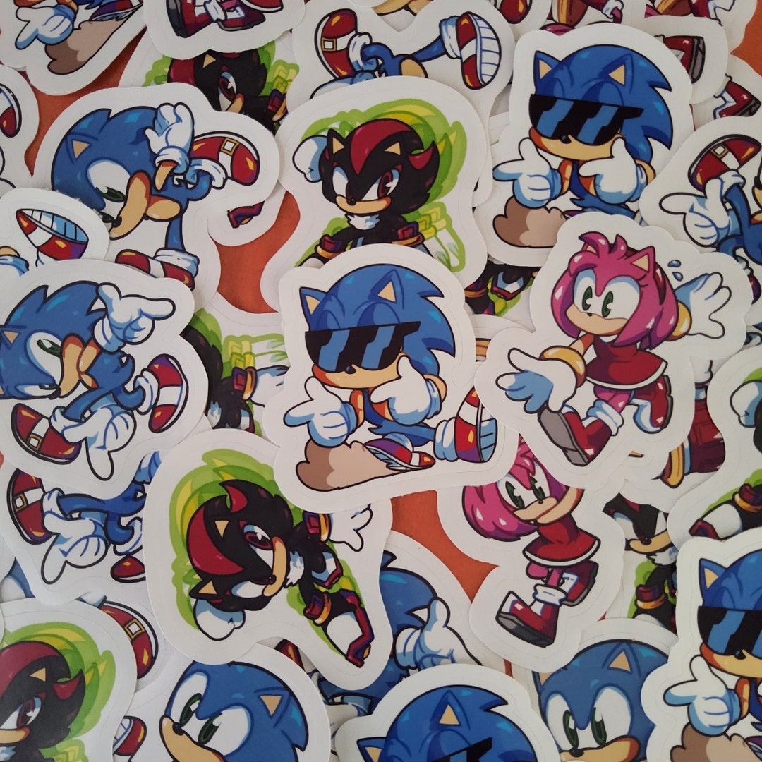 Waterproof Sonic Stickers - Etsy