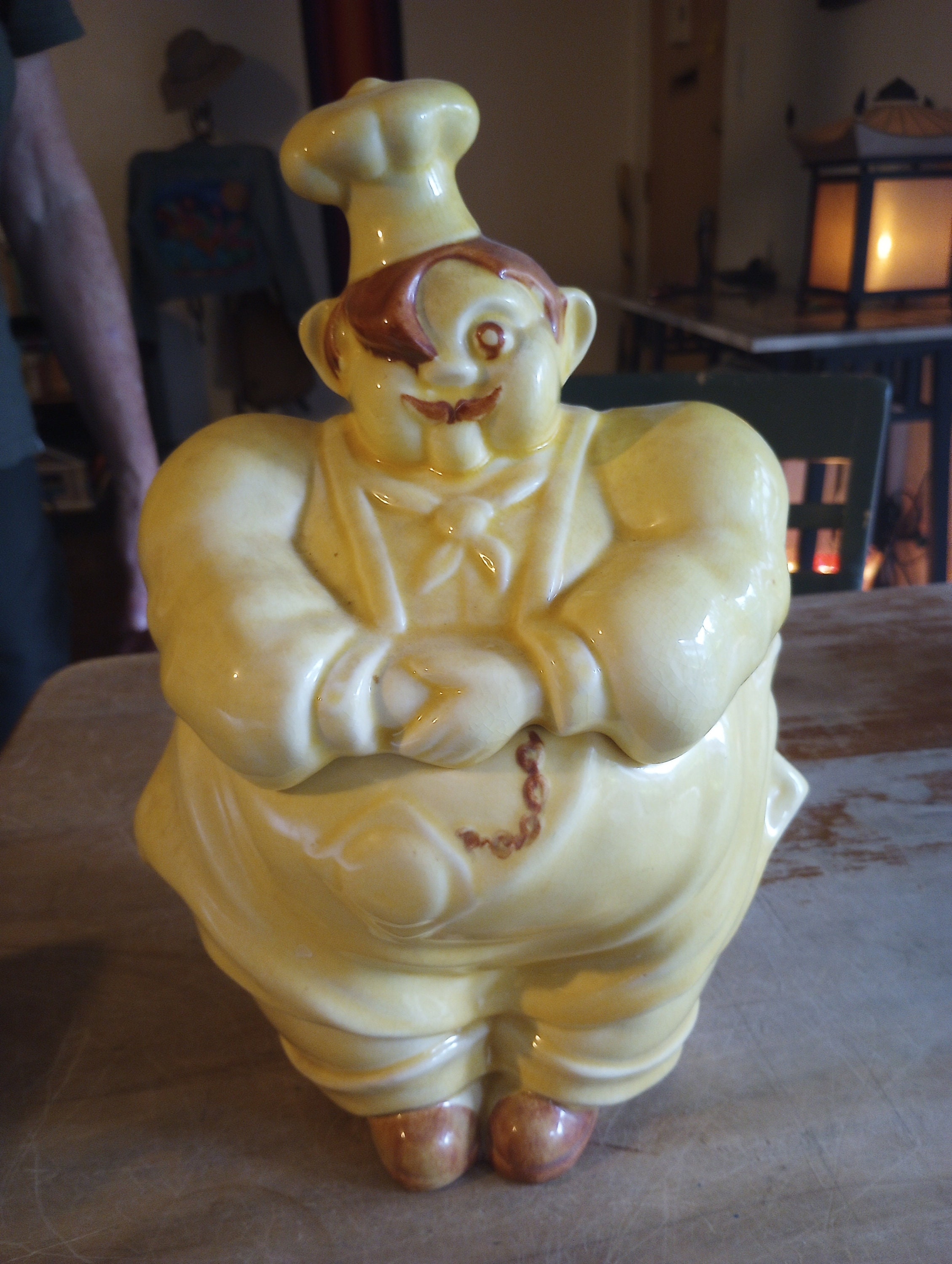 Vintage Chef Cookie Jar - Etsy
