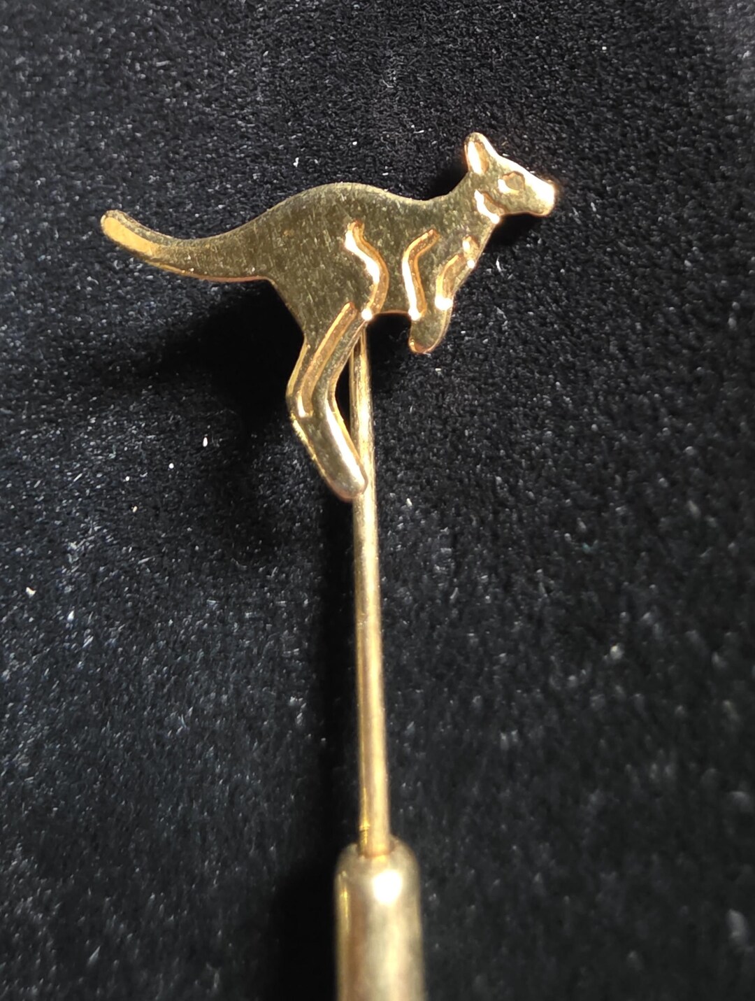 Vintage Gold Kangaroo Pin - Etsy