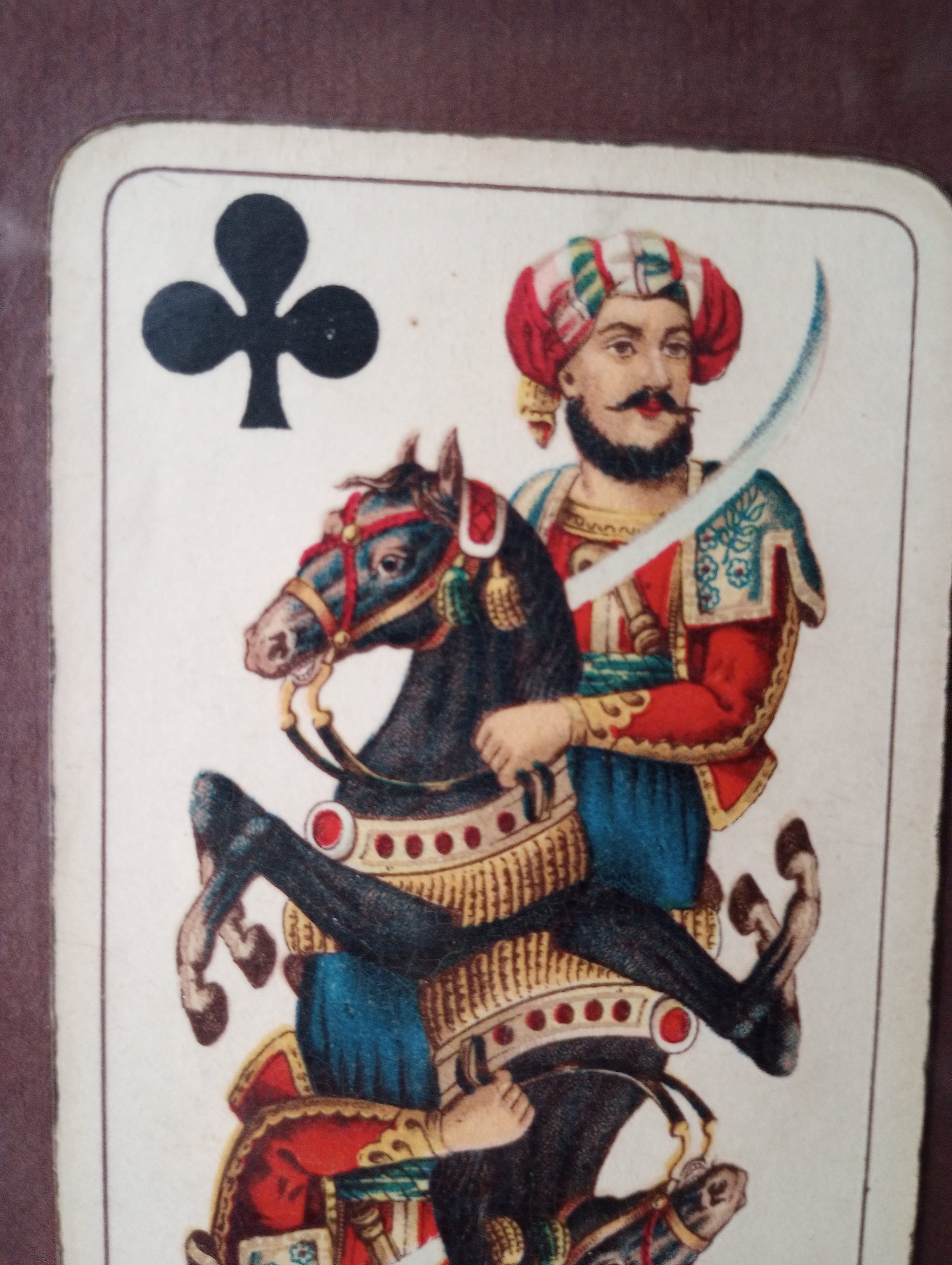 Rare Cavalier of Spades Tarot Framed Card - Etsy