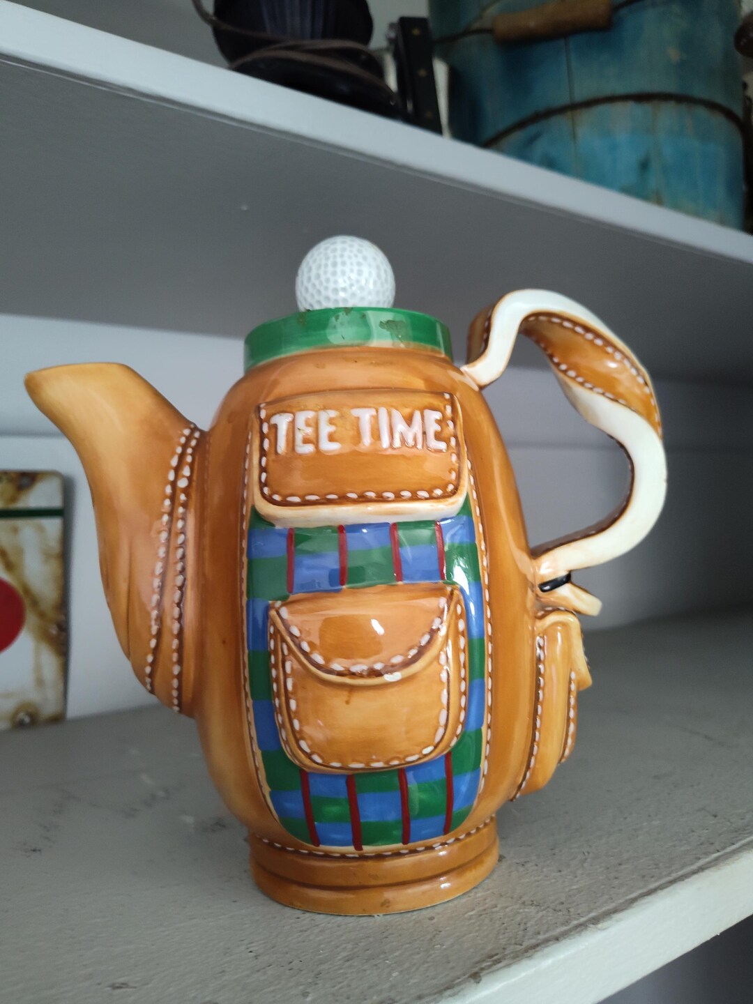 TEE TIME - Golf Bag Tea Pot - Etsy