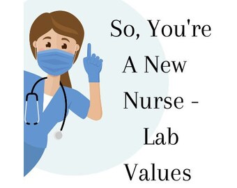 Lab Values for Nursing Reference Card Medical Reference Badge Buddy ...