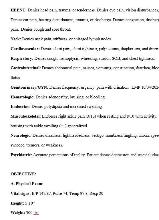 Editable SOAP Note Templates & Examples (5) for Nurse Practitioner (NP ...