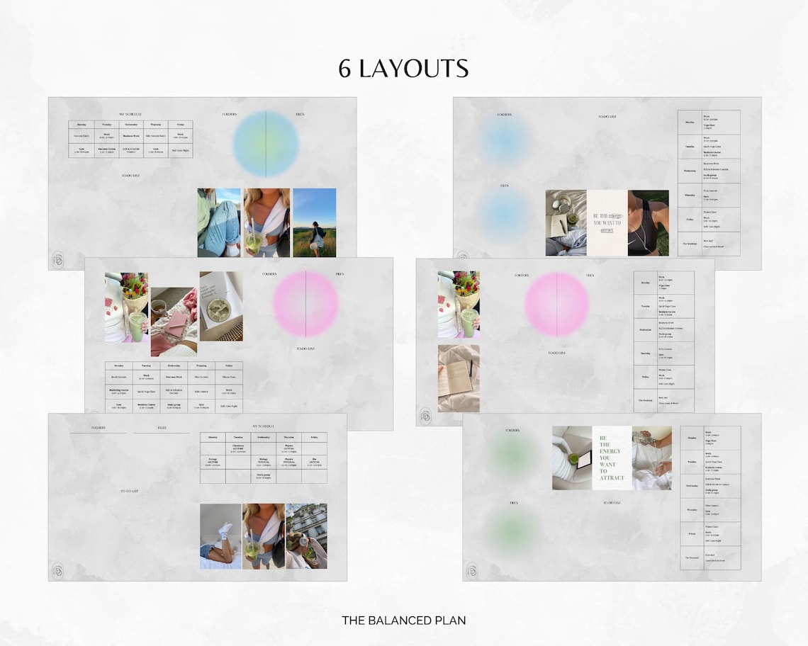 Desktop Wallpaper Organizer by the Balanced Plan | Customizable With ...
