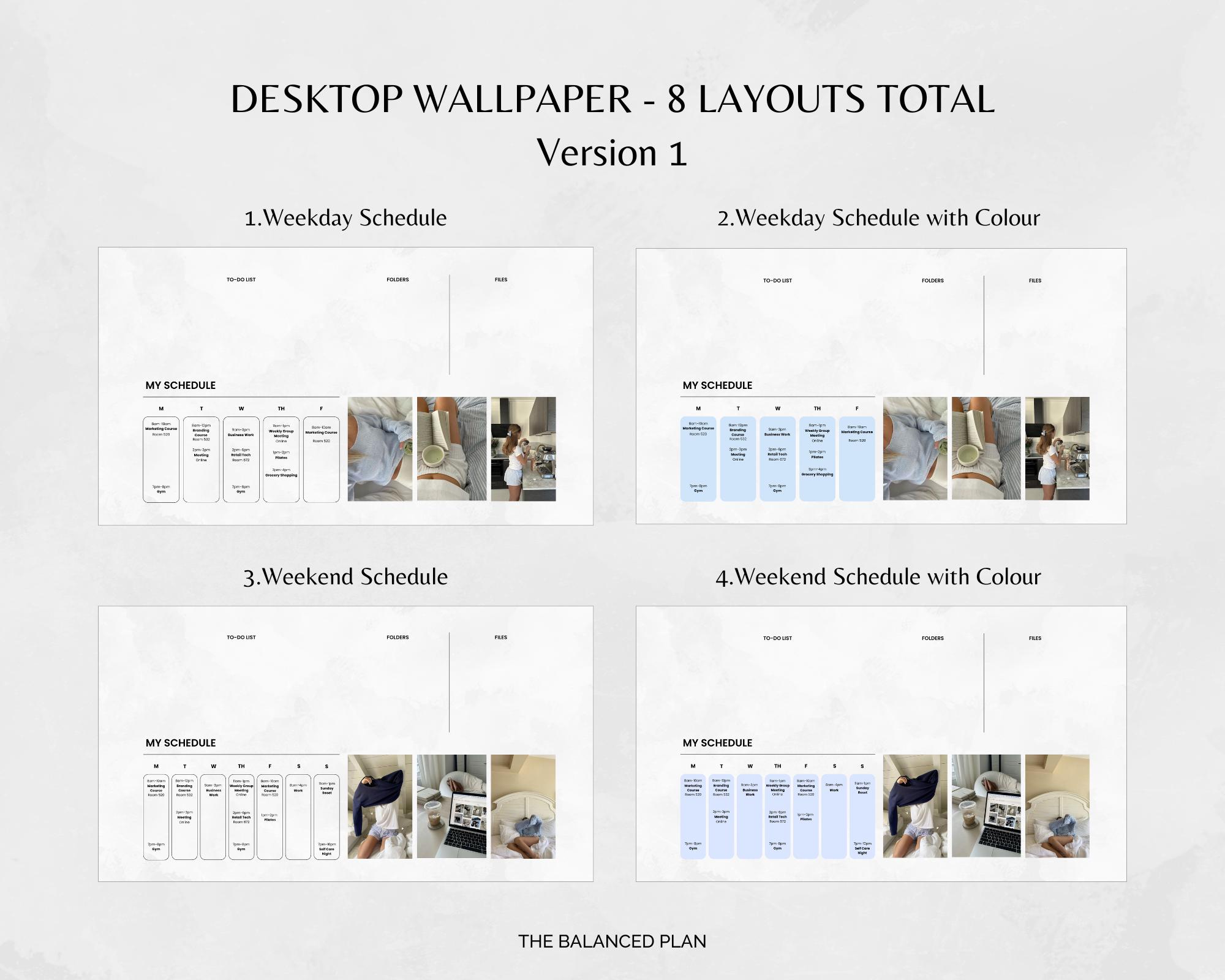 Digital Academic Planner Bundle: Desktop Organizer & iPad Planner ...